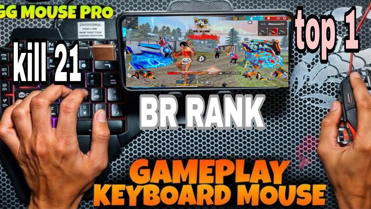 FREE FIRE MAX MOBILE KEYBOARD AND MOUSE ⌨️📲💪 ! SOLO VS SQUAD 😯 - YouTube