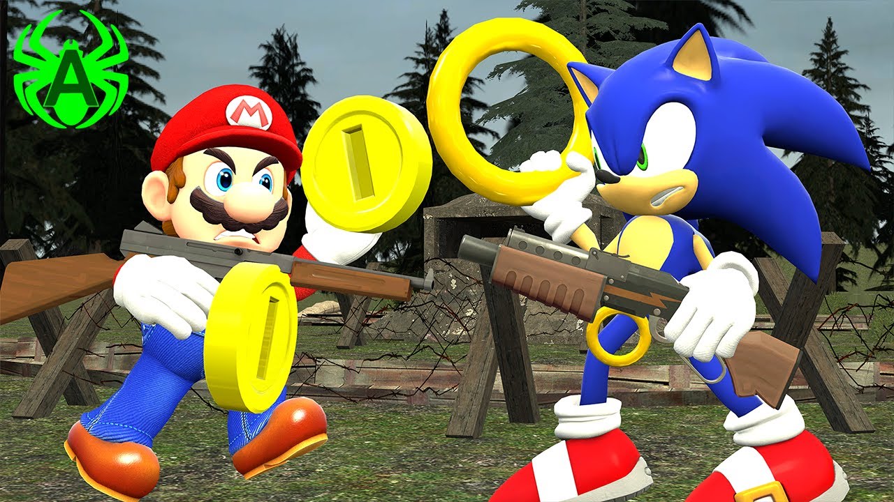 Mario VS Sonic: Coin War [Part 2] - YouTube