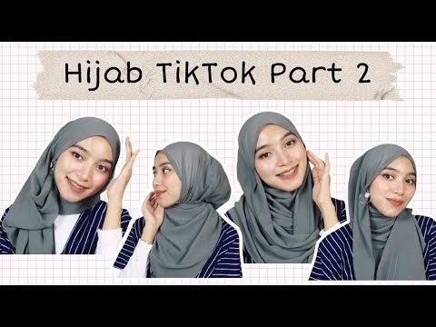 Tutorial Hijab Viral Tiktok part 2 buat Kondangan Lamaran Brides maid