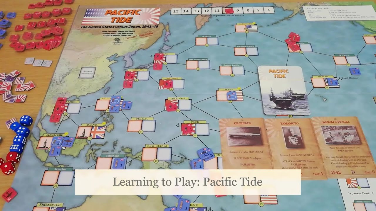 Learning to Play: Pacific Tide: The US vs Japan 1941-45 - Diagonal Move ...