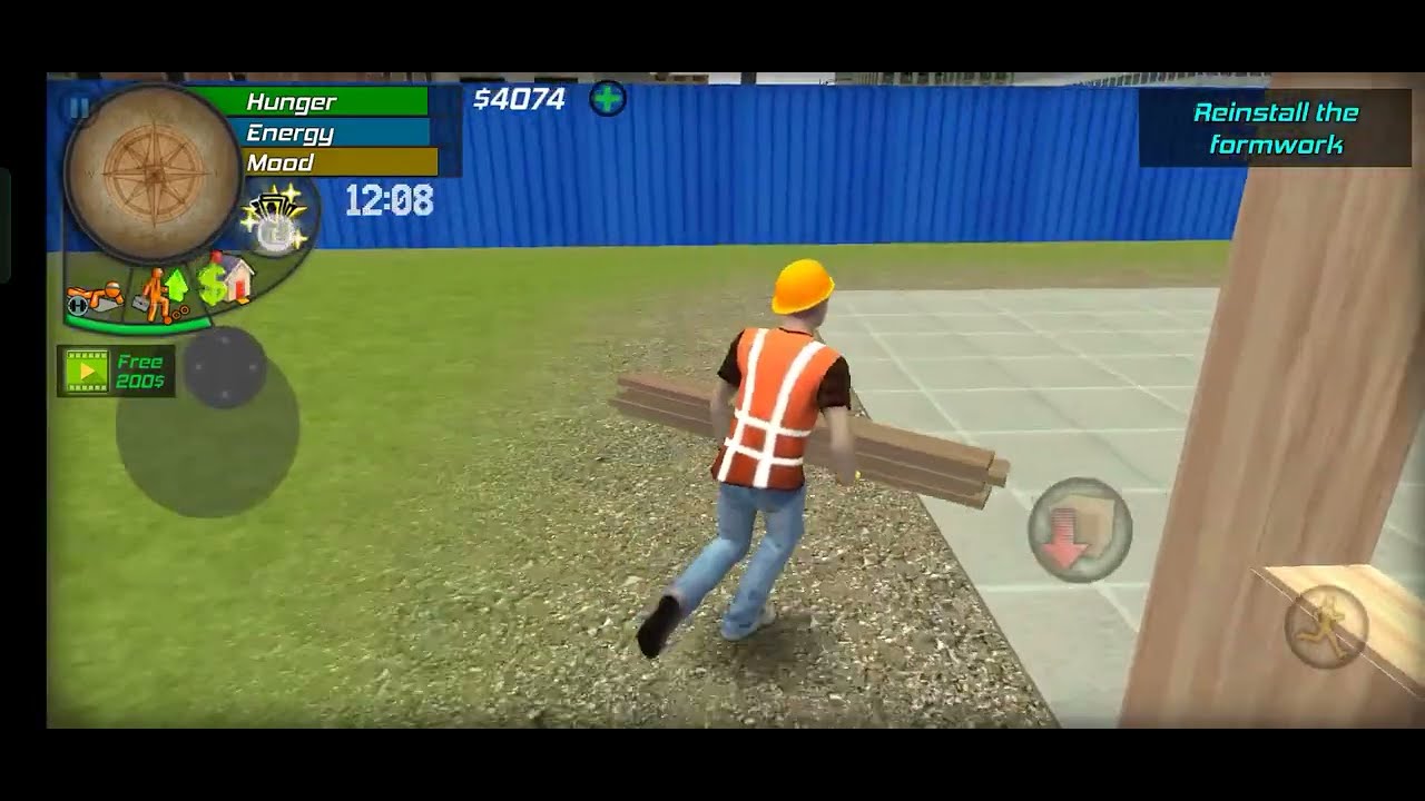 [Part 7] Work as Builder - Big City Life Simulator Android Gameplay #34 ...
