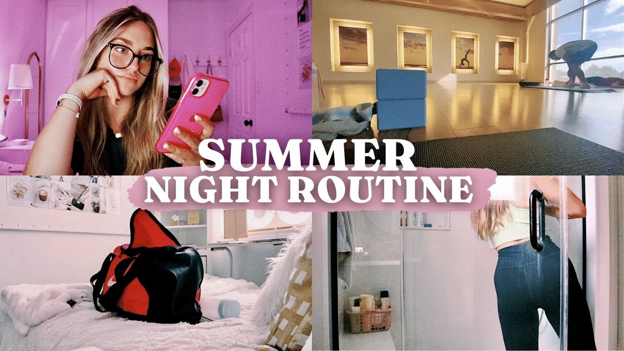 summer night routine 2022 | slow, self care, relaxing - YouTube