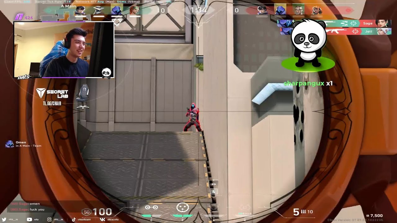 SPLIT! CYPHER OP! LIQUID NATS BUFFED CYPHER VALORANT RANKED GAMEPLAY ...