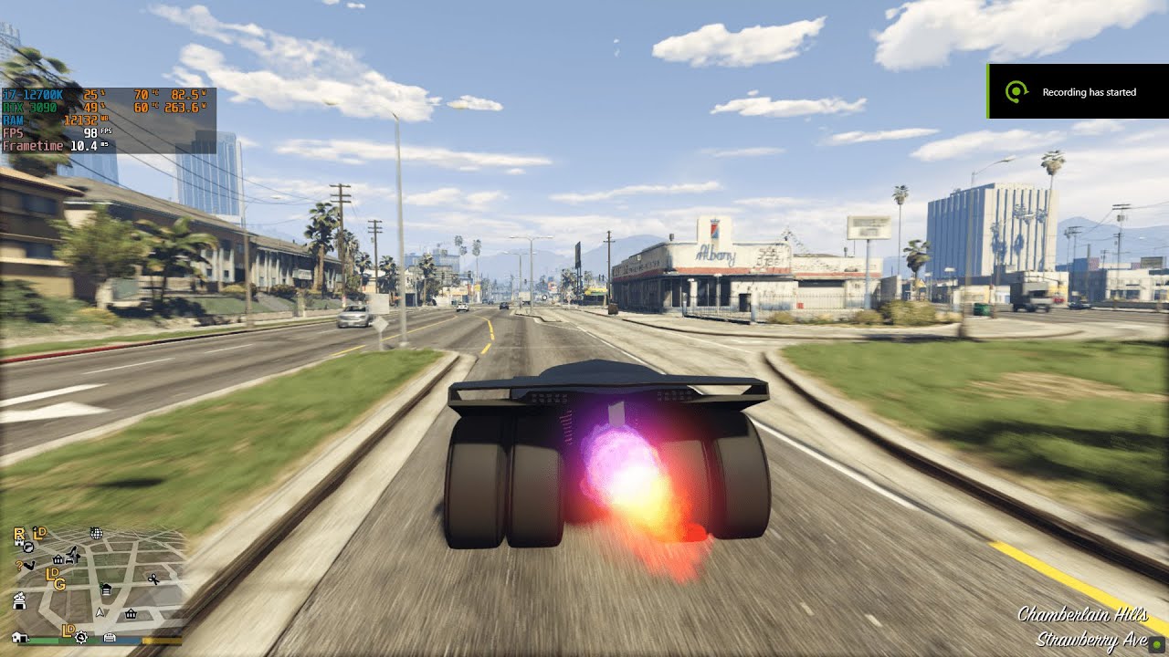 Let's Play GTA V Online in BatMan's Car | RTX 3090 24GB / i7 12700K ...