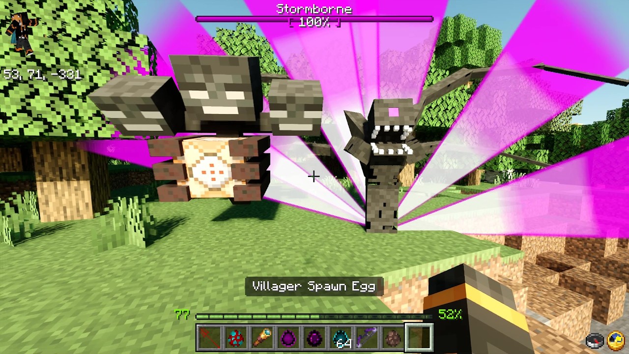 Basic Wither Storm Add-on,RTX [MCPE-MCBE]Wither Storm In Minecraft ...