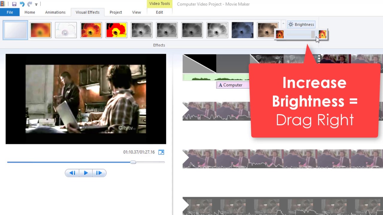 Movie Maker Transitions and Effects - YouTube