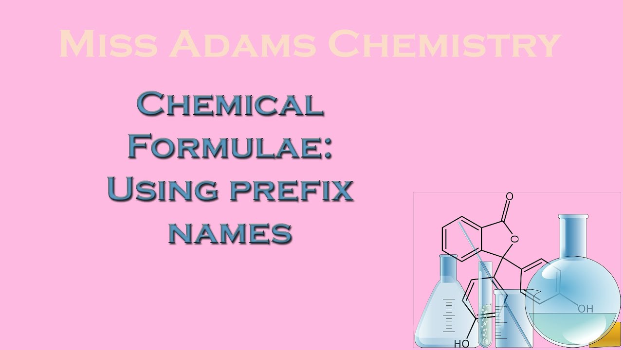 National 5: Chemical Formulae: Prefix names - YouTube