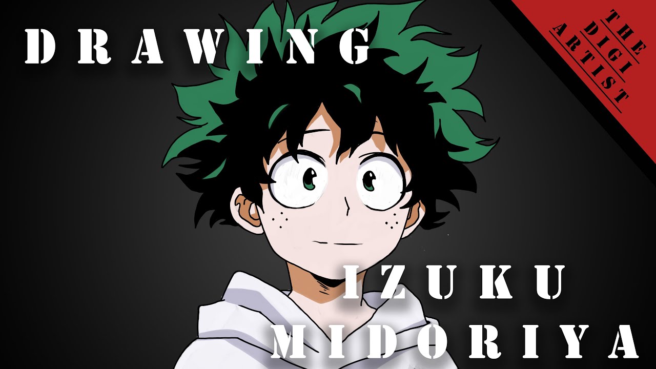 How to draw Izuku Midoriya easy - YouTube