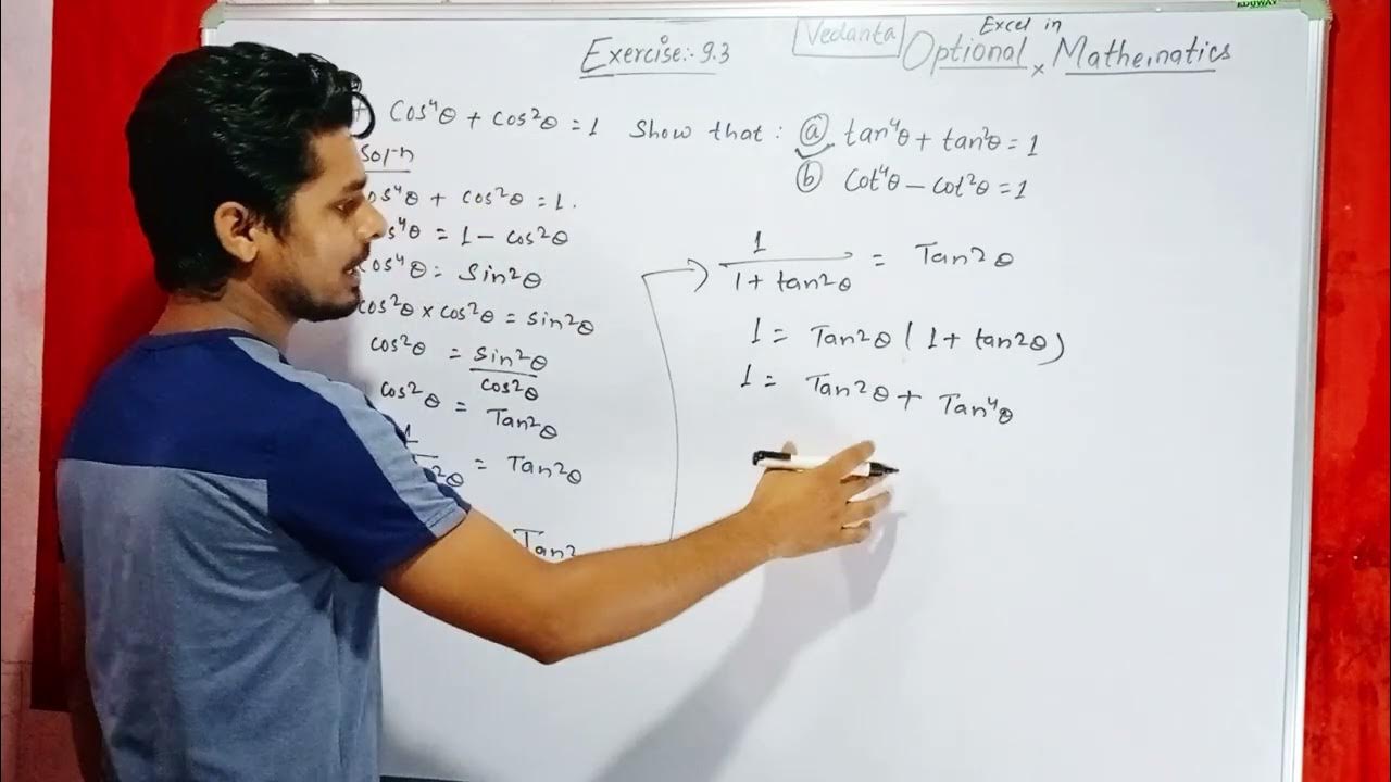 Opt math exercise 9.3Q.no.8(a) Vedanta Excel in Optional mathematics class 9. - YouTube