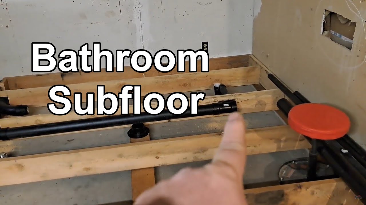 Dual Sport Shop - Bathroom Sub-floor! - YouTube
