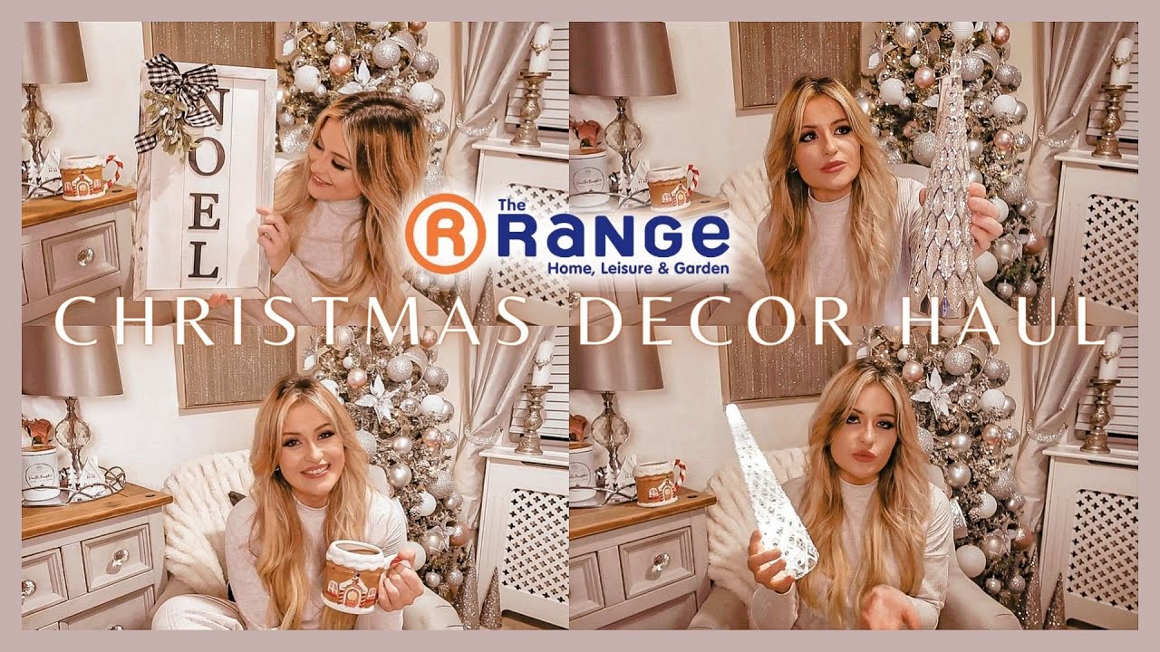 THE RANGE CHRISTMAS HAUL - beautiful Christmas home decor 🎄🥰 - YouTube