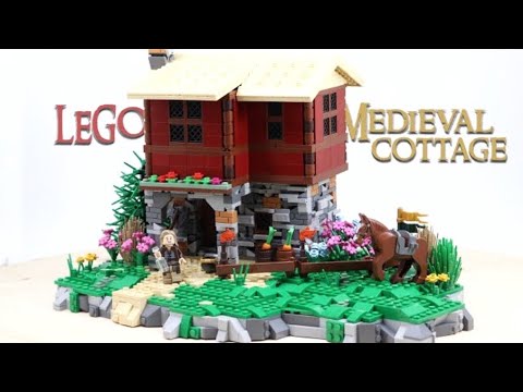 LEGO Medieval Cottage MOC Walk-Through! // Custom LEGO MOC - YouTube