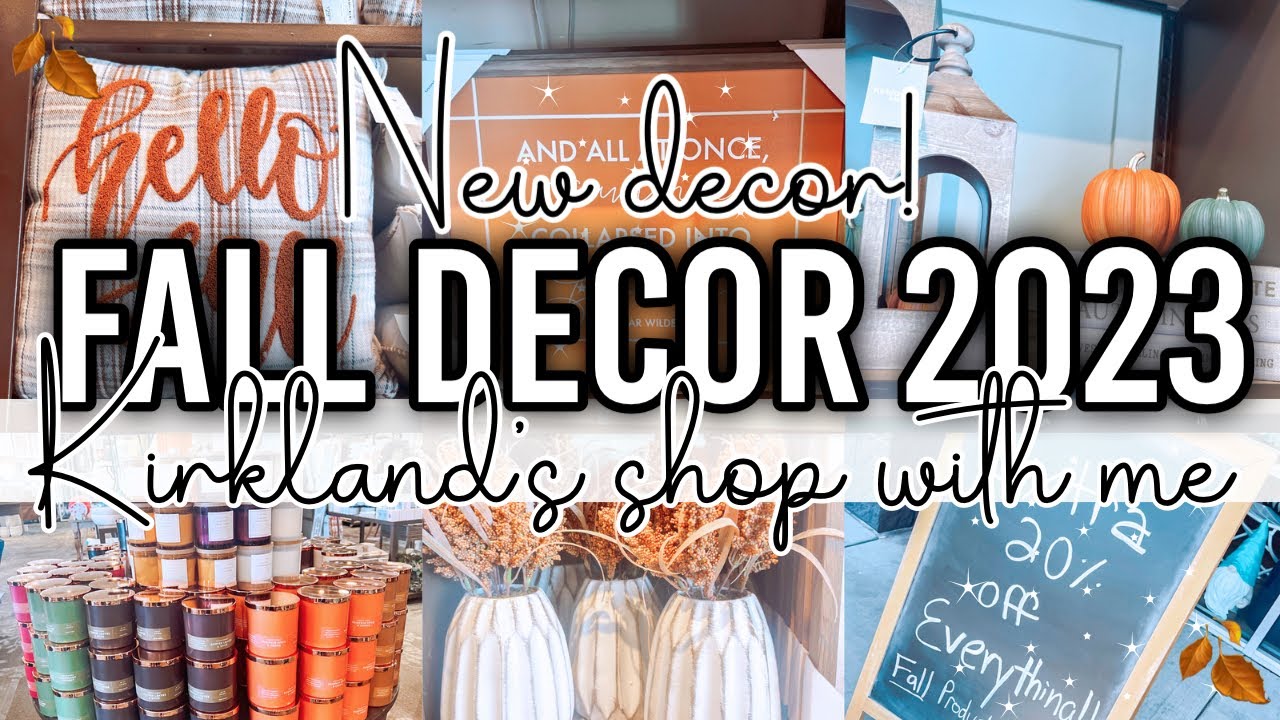 😍NEW FALL DECOR 2023 SHOP WITH ME || KIRKLANDS FALL DECOR 2023 - YouTube