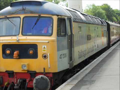 The Sapper Class 47 at Bodmin and Wenford Railway - YouTube