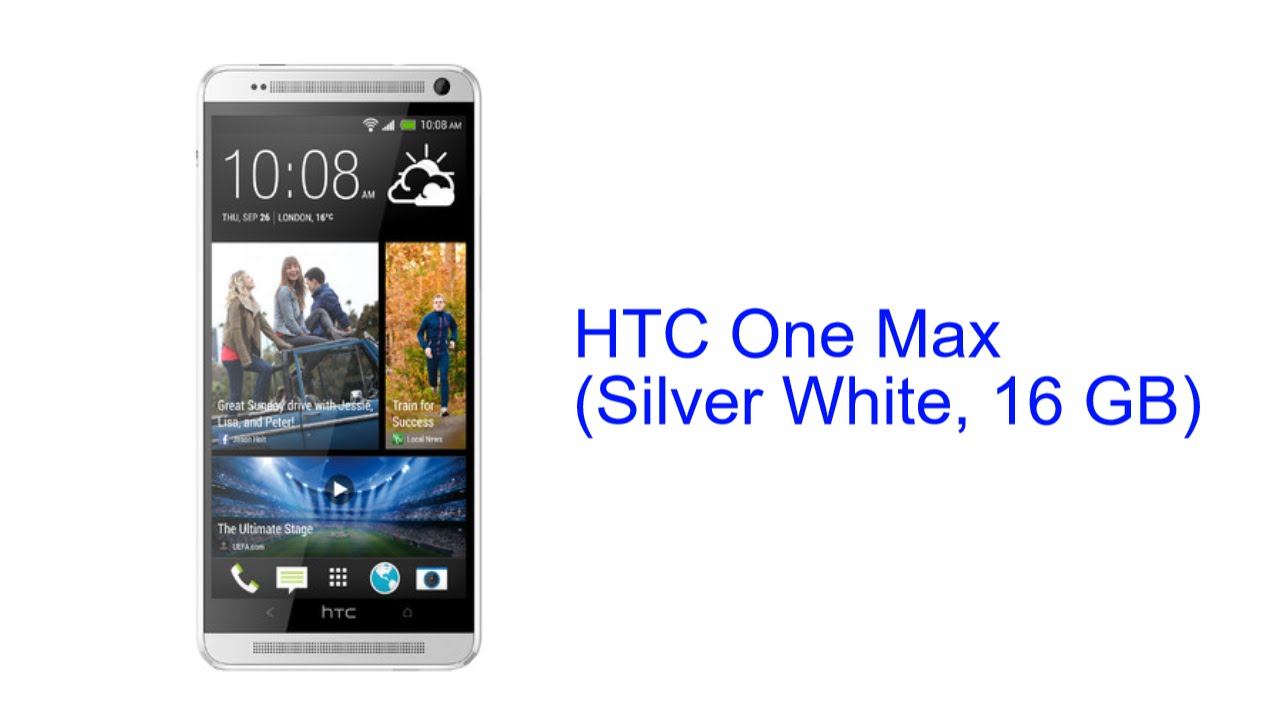 HTC One Max Silver White, 16 GB - YouTube
