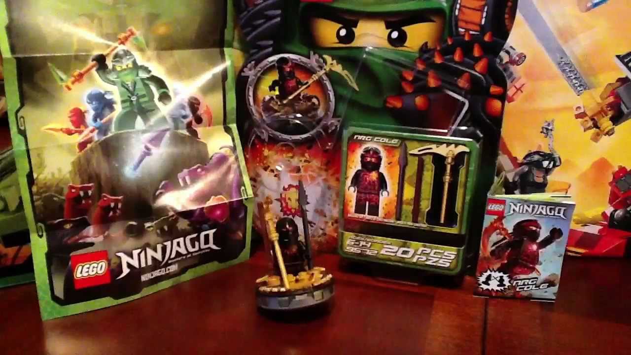 Lego Ninjago NRG Cole Spinner Set # 9572 Review - YouTube
