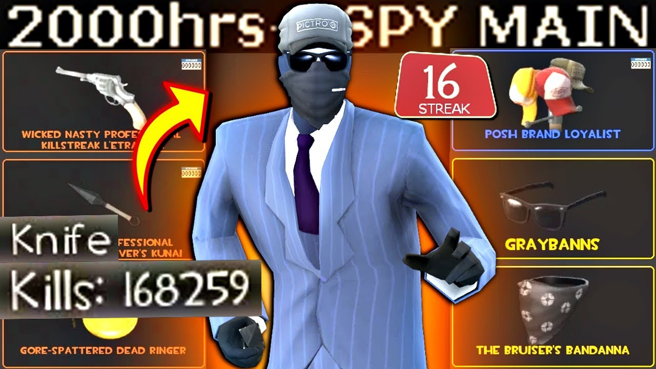SPY BACKSTAB FRENZY🔸2000+ Hours Experience (TF2 Gameplay) - YouTube
