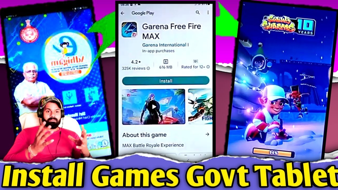 Govt Tablet Main Game's And App's Download Karne 💯 | Play Free 🔥 Govt ...