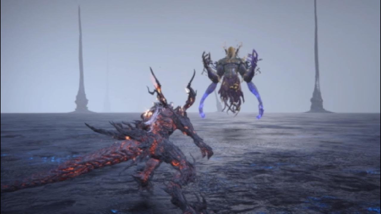 Final Fantasy 16 Ifrit VS Typhon FF Mode - YouTube