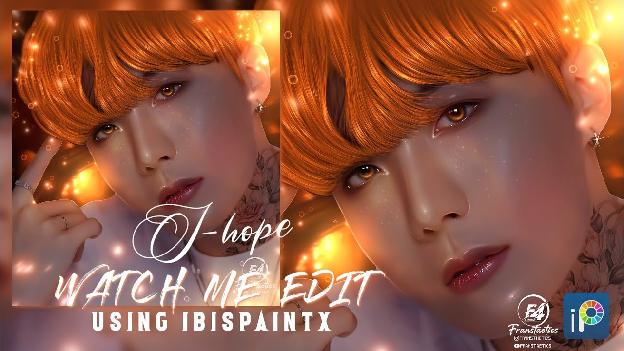 WATCH ME EDIT ft. BTS J-hope | Speed Edit | Ibispaint X | Franstaetics - YouTube