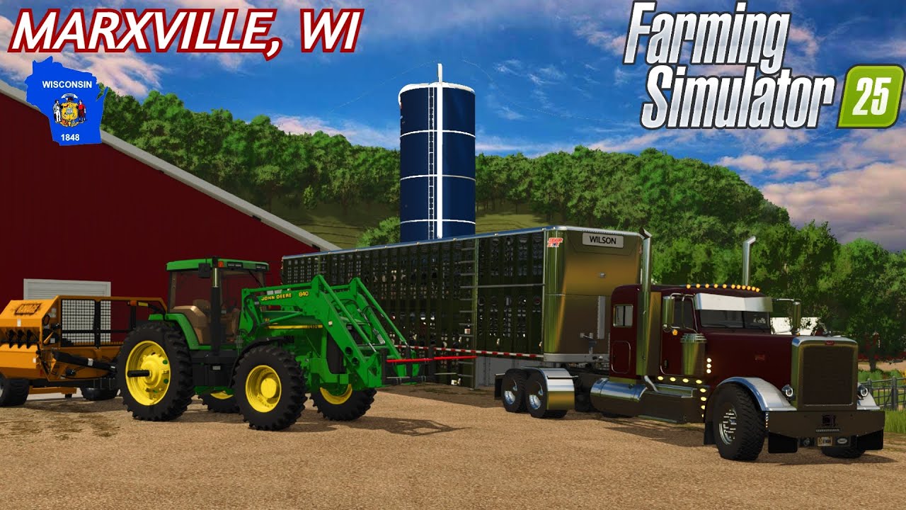 BRAND NEW ULTIMATE COW HAULING RIG IN FS25??? | Marxville, Wi | Farming ...