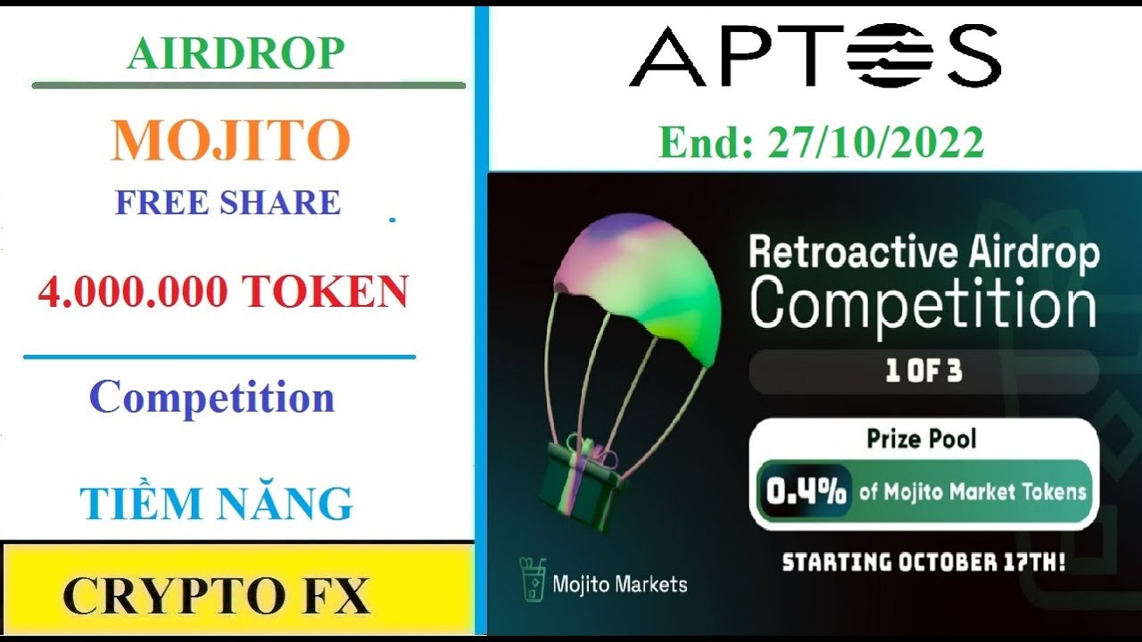 Cryptofx: Mojito Retroactive Airdrop Competition share 4M mojito token ...