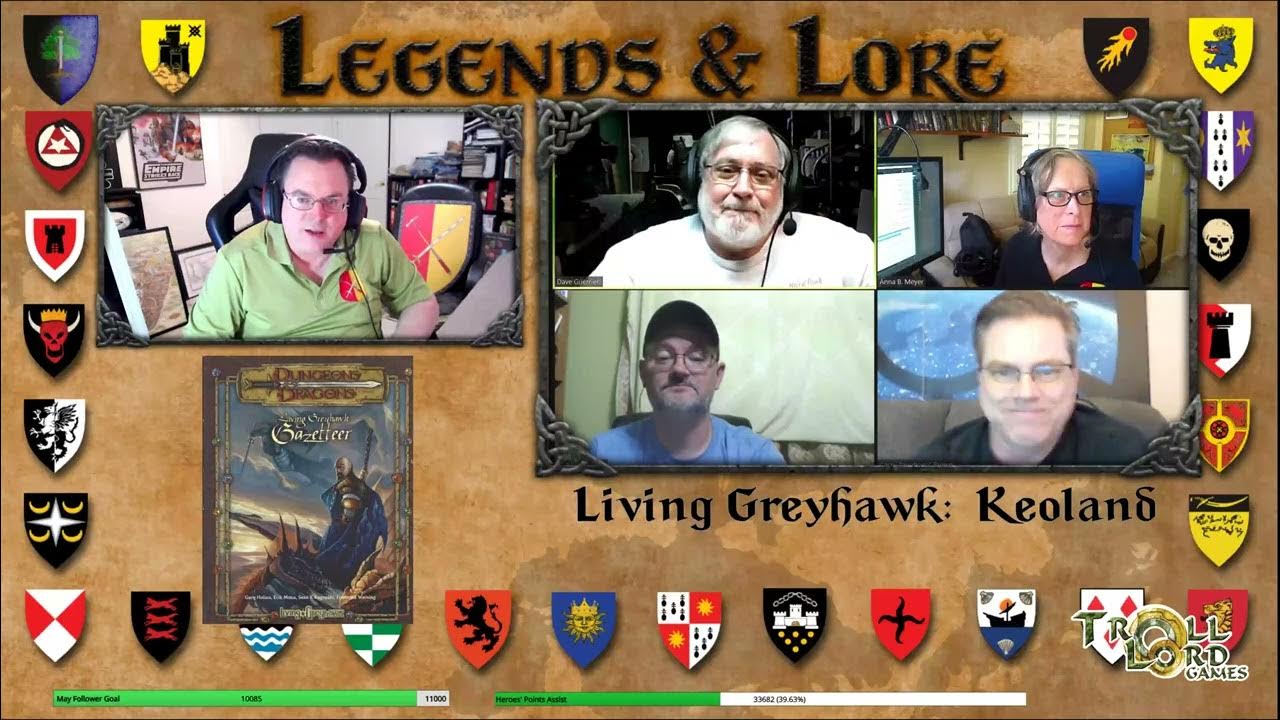 Living Greyhawk: Keoland Meta-orgs on Legends & Lore #202! - YouTube