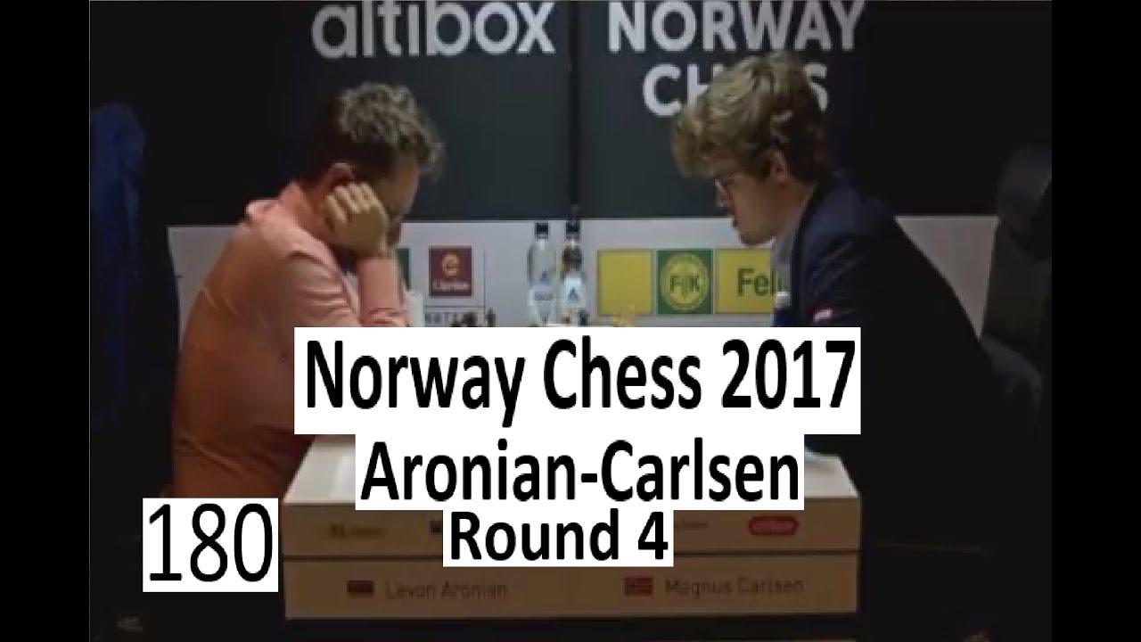 Norway Chess 2017 - Round 4 with Aronian-Carlsen - YouTube