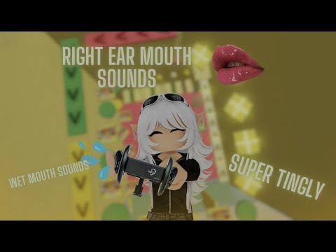 Roblox ASMR  🔆mouth sounds for your right ear🔆