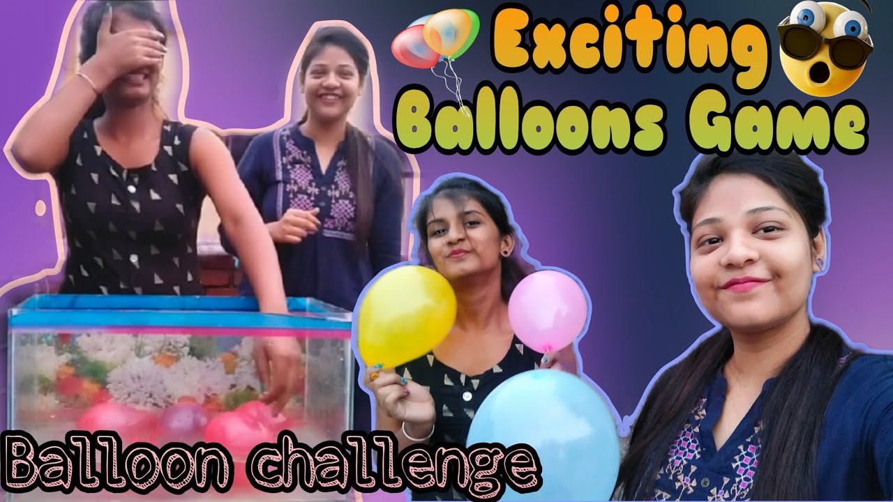 Colour Water Balloon Popping Game|outdoor balloons game|balloon popping ...