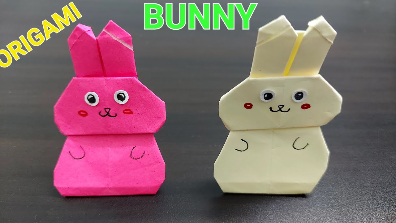 HOW TO MAKE ORIGAMI CUTE BUNNY - YouTube