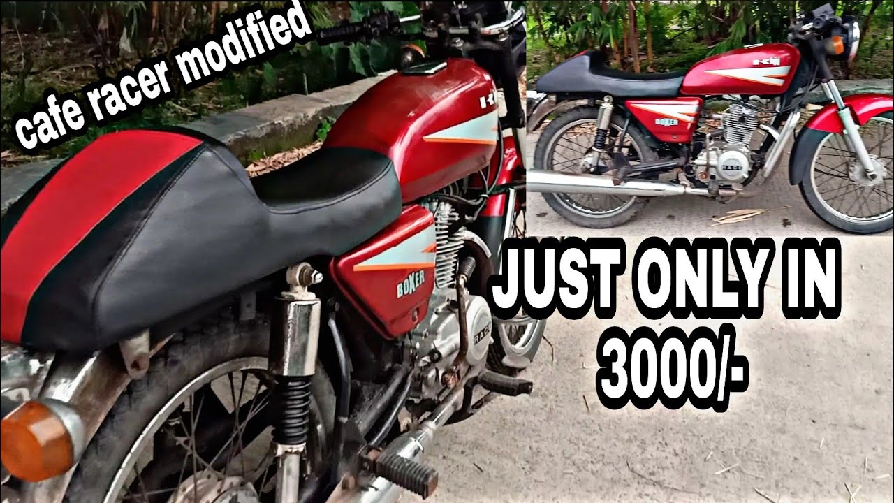 Cheapest CAFE RACER Modified BAJAJ Boxer modified into Cafe Racer Bike ...
