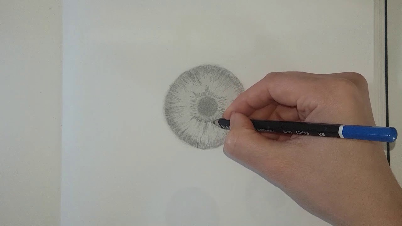 How to Draw an Eye/Iris? Drawing Tutorial for Beginners - YouTube