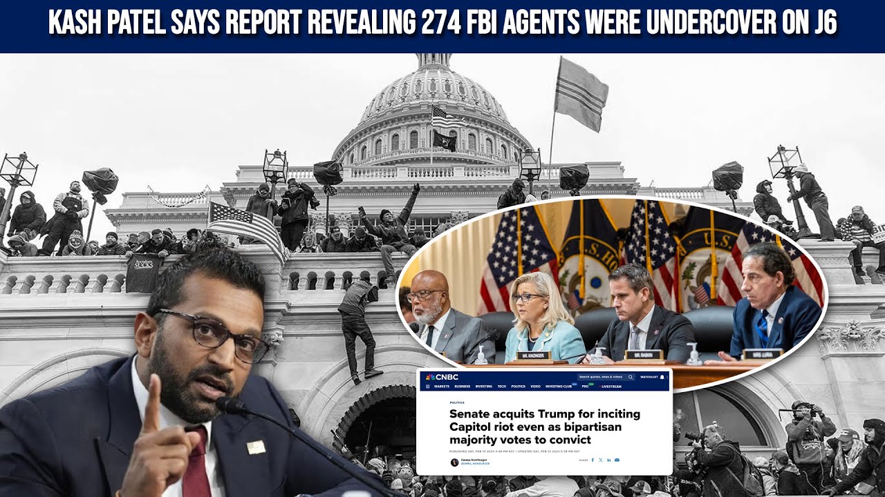 Bombshell Kash Patel Exposes Fbis J6 Operation — 274 Agents
