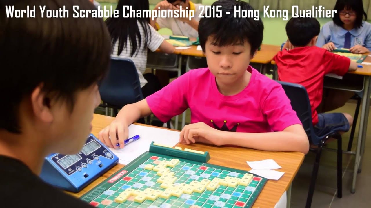 World Youth Scrabble Championship 2015 - Hong Kong Qualifier - YouTube
