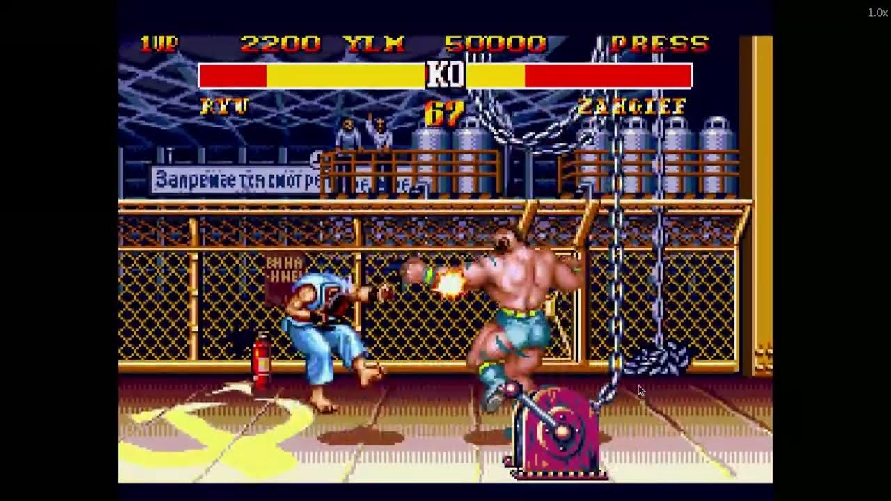 Street Fighter II Special Champion Edition Hyper Mode Ryu Vs Zangief Emulator Gameplay - YouTube