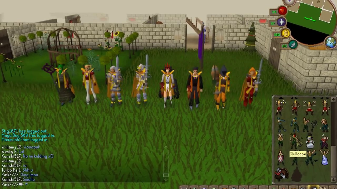 Runescape 99 Firemaking Party Pink7777 - YouTube