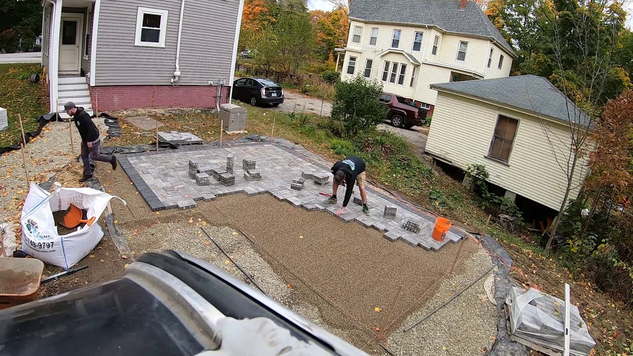 Patio and Walkway Install - Part 2 - YouTube