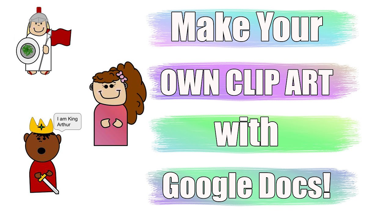 Create Your Own Clipart Using ONLY Google Docs - YouTube