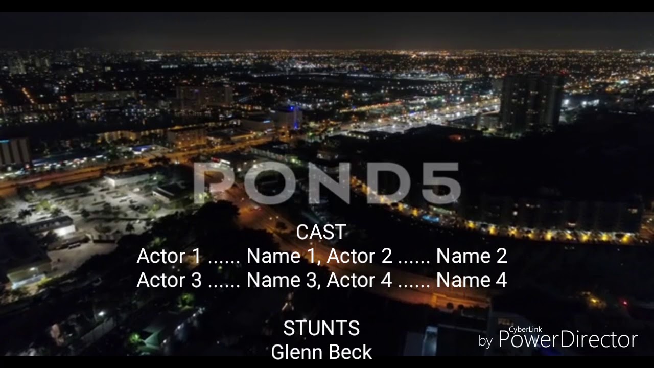 Aerial Video City Lights The Movie End Credits - YouTube