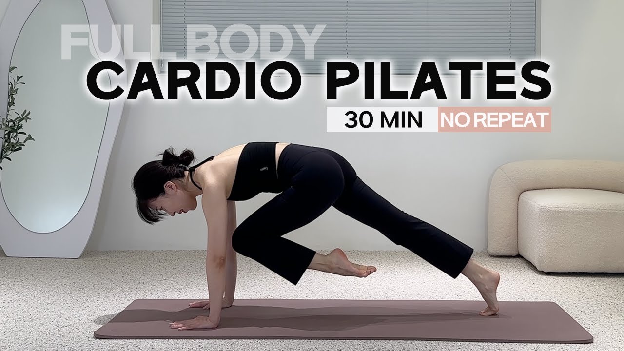 30 MIN CARDIO PILATES WORKOUT - Burn Fat & Lose Weight Effectively (No ...