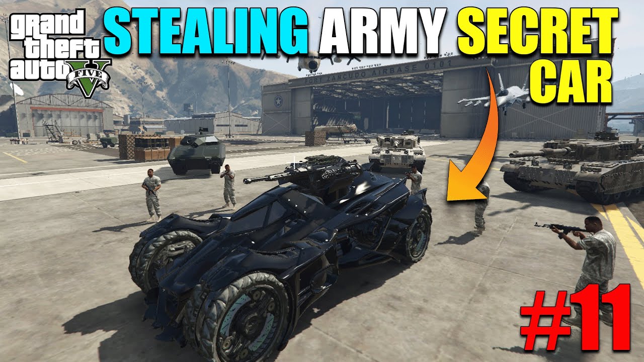 I STOLE POLICE TOP SECRET CAR | GTA V GAMEPLAY #11 | - YouTube