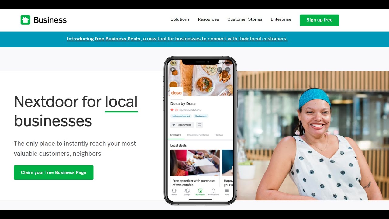 How to Setup A Nextdoor Business Page for Local Businesses - YouTube