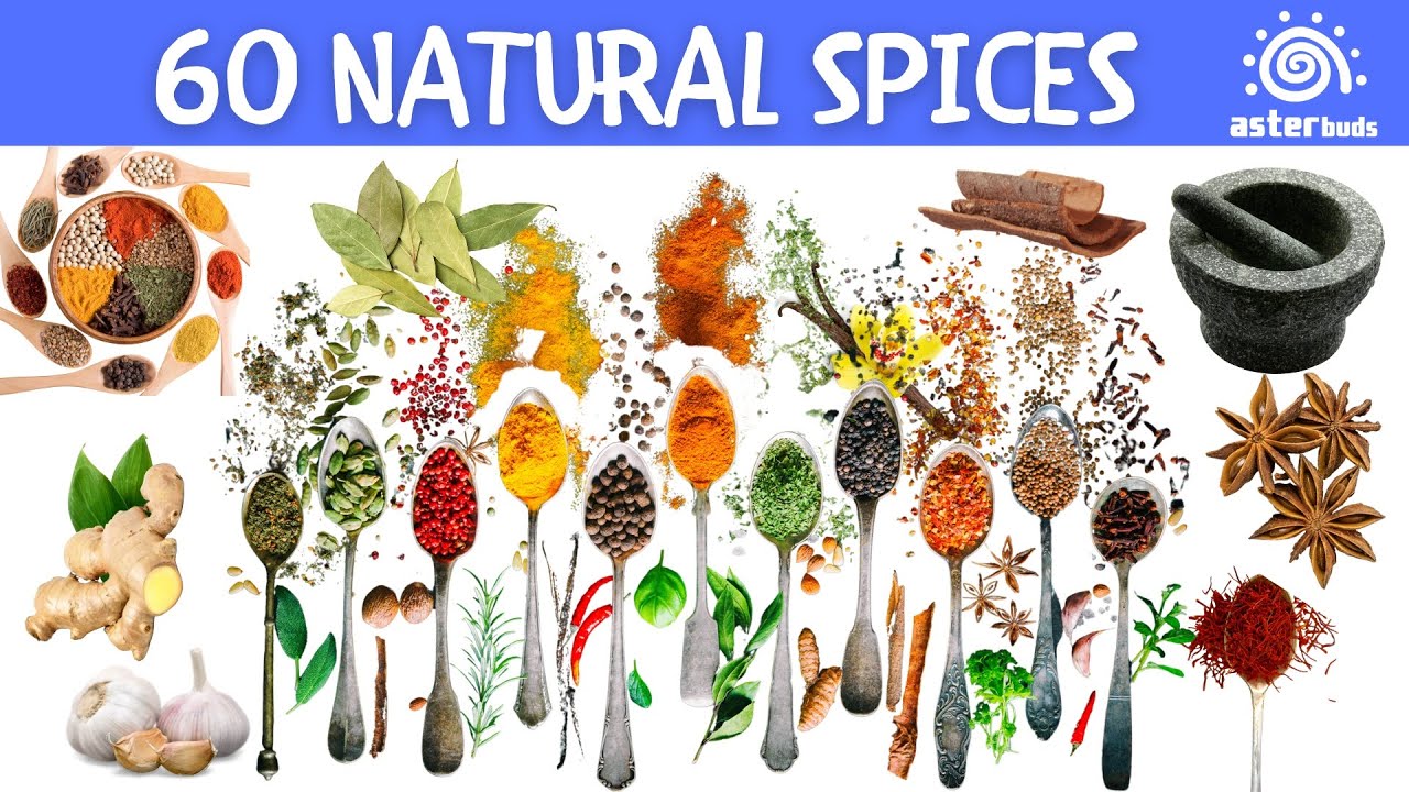 60 Natural Spices From Around The World | Essential Spices Names and ...