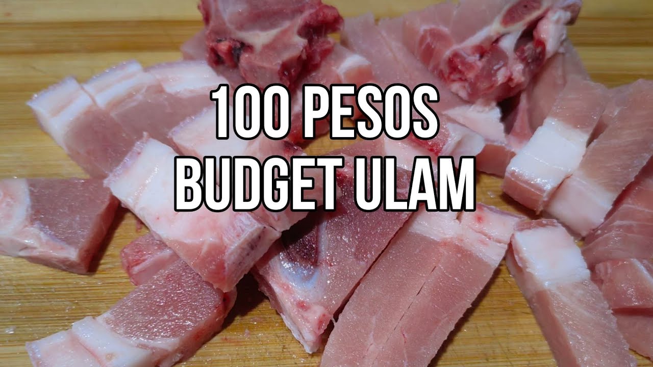 100 pesos Ulam Budget try mu ang sarap | MomZ ChE - YouTube