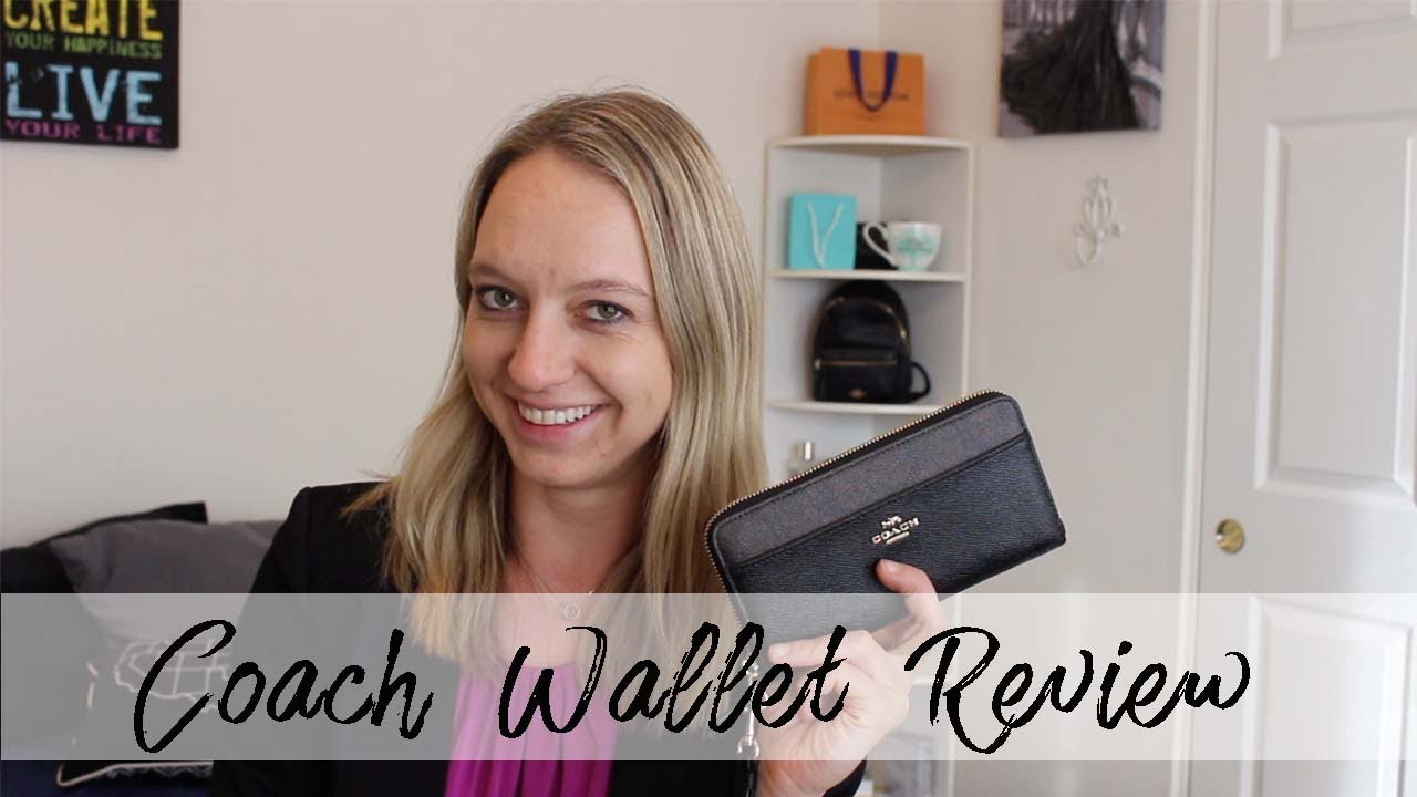 Coach Wallet Review - YouTube