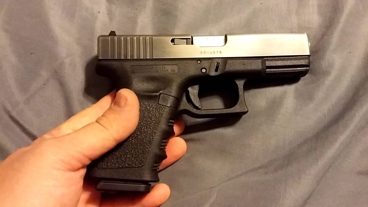 Glock 19 Battleworn Nickel Boron finish - YouTube