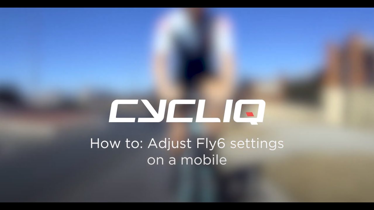 How to: Adjust your Fly6 CE settings on mobile - YouTube