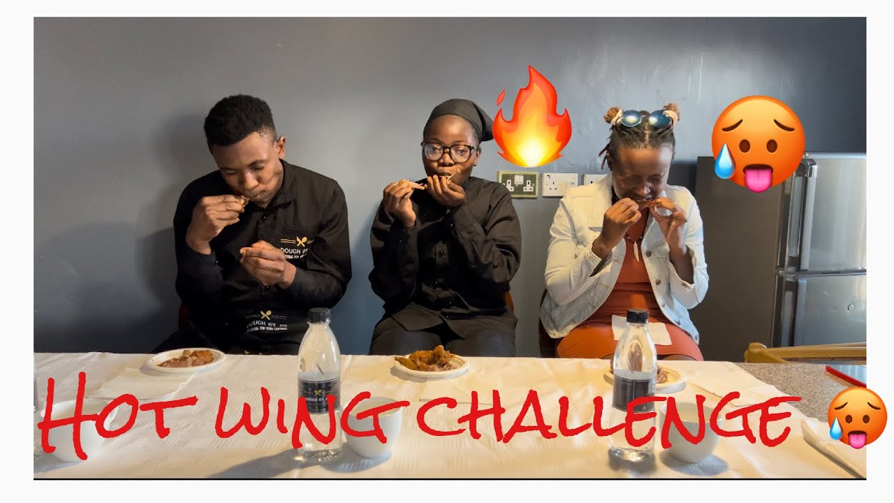 Hot 🥵 wing Challenge | Dough by Zo hot wing Challenge | Lil Friendship chat - YouTube
