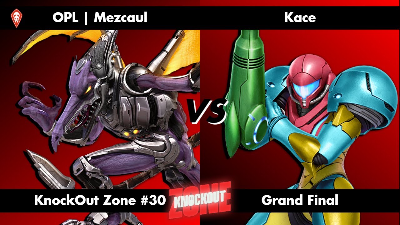 KnockOut Zone #30 - SSBU Grand Final - Mezcaul (Ridley) vs Kace (Samus ...